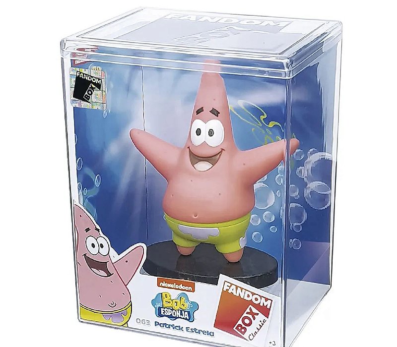 FANDOM BOX BOB ESPONJA - PATRICK ESTRELA - DS Games Atibaia