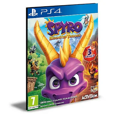 Spyro Reignited Trilogy PS4 e PS5 MÍDIA DIGITAL - Rafa Gamer
