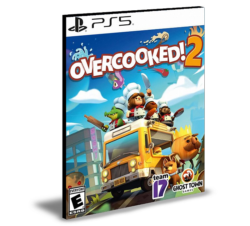 Overcooked! 2 PS5 Mídia Digital - Rafa Gamer