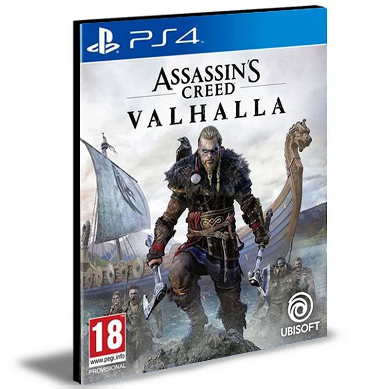 Assassin's Creed Valhalla Ps4 Mídia Digital - Rafa Gamer