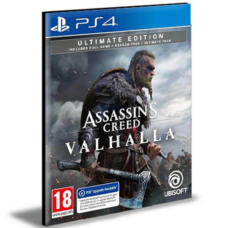 Assassins Creed Valhalla Ultimate Ps4 Mídia Digital - Rafa Gamer