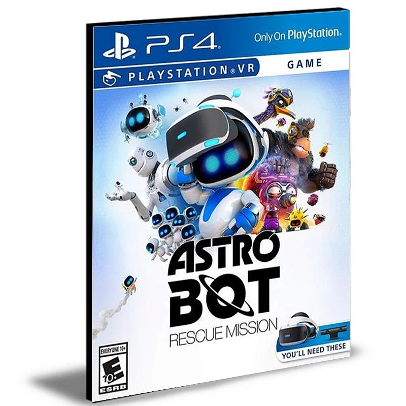 Astro Bot Rescue Mission Ps4 e Ps5 Mídia Digital - Rafa Gamer