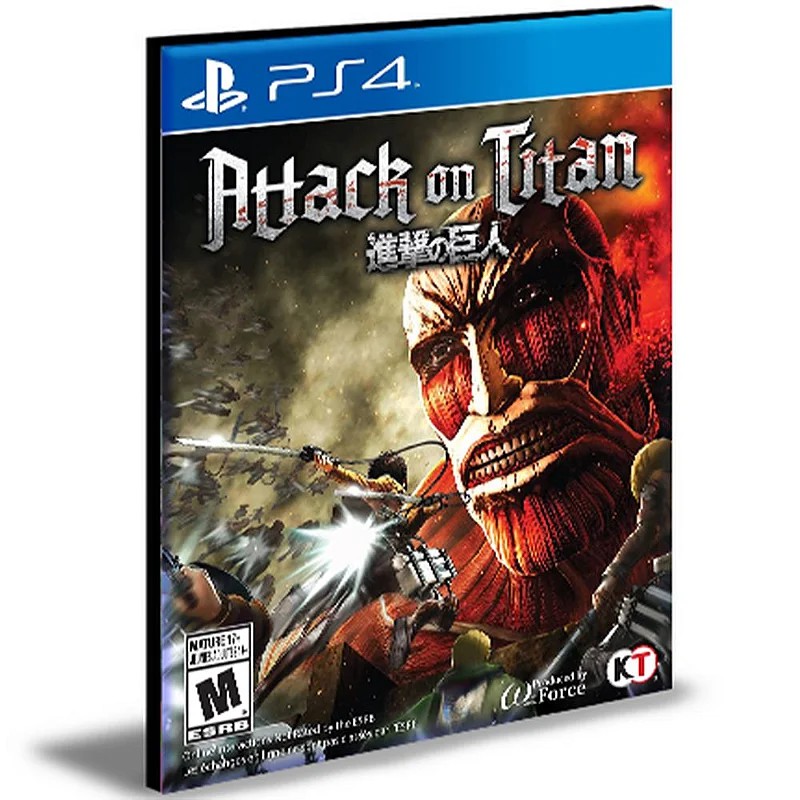 Attack On Titan Ps4 e Ps5 Mídia Digital - Rafa Gamer