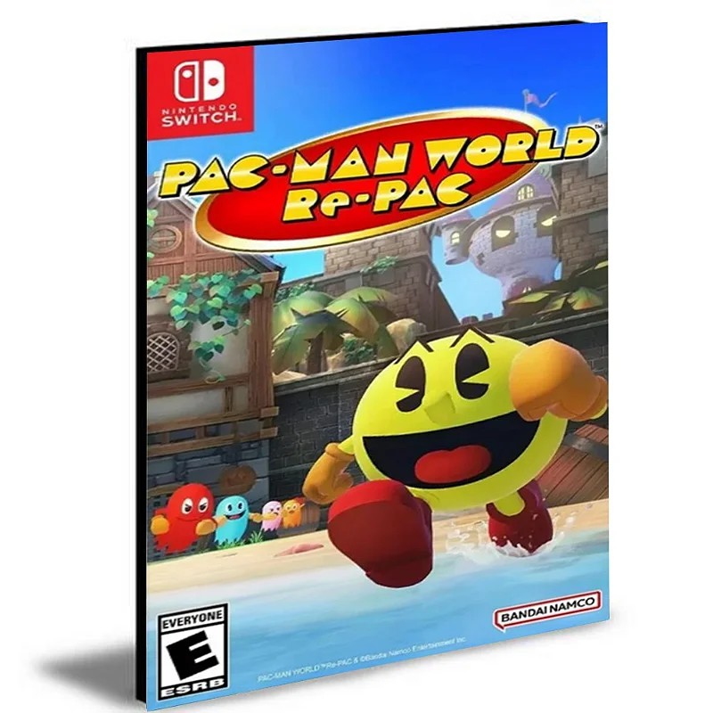 PAC-MAN WORLD RE-PAC Nintendo Switch Mídia Digital - Rafa Gamer