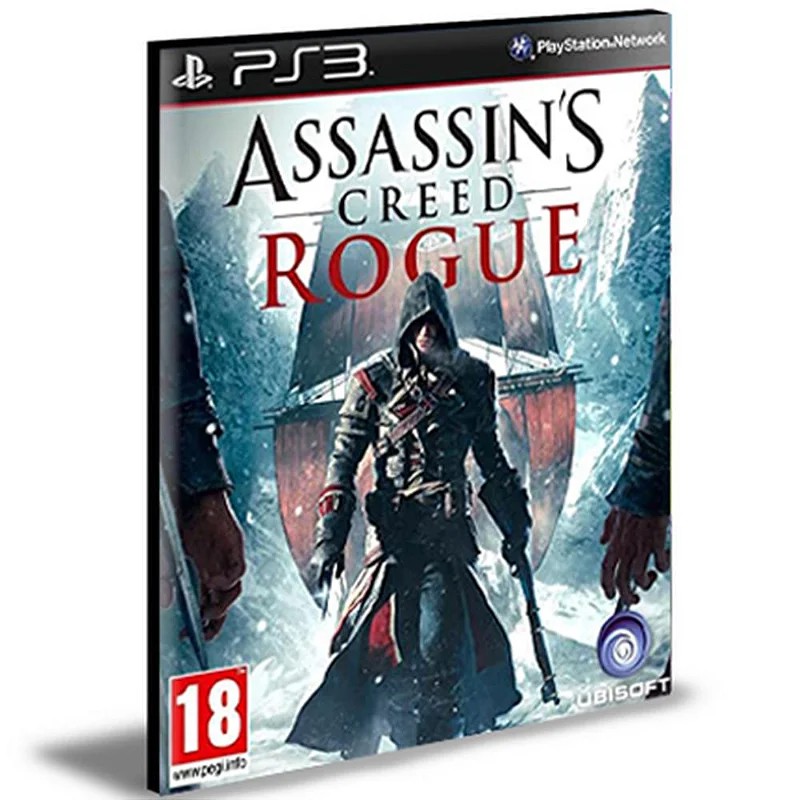 Assassins Creed Rogue Ps3 Mídia Digital - Rafa Gamer