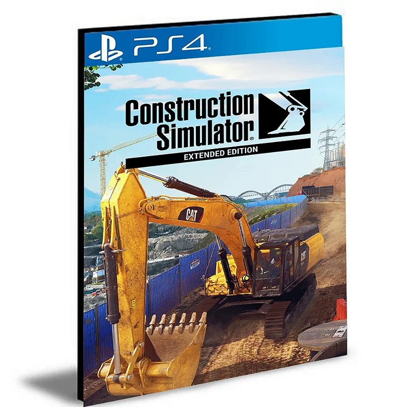 Construction Simulator - Extended Edition Ps4 Mídia Digital - Rafa Gamer