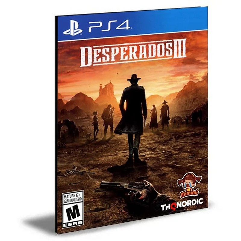 DESPERADOS III Ps4 e Ps5 Midia Digital Rafa Gamer