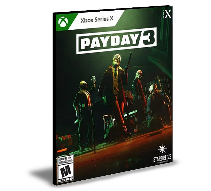 PAYDAY 3 Xbox Series X|S Mídia Digital - Rafa Gamer