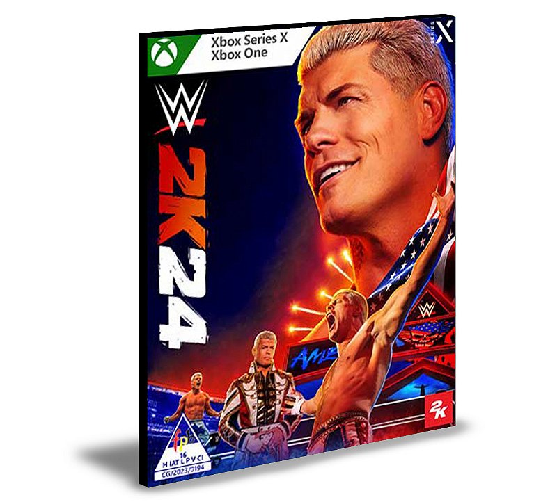 WWE 2K24 Xbox One Mídia Digital - Rafa Gamer