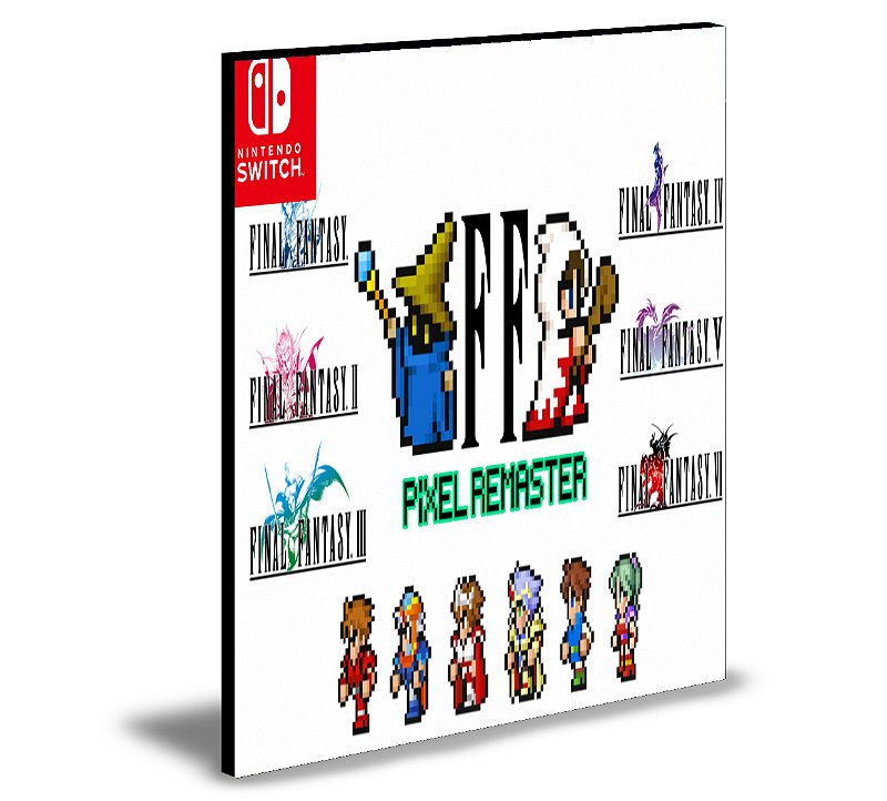 FINAL FANTASY I-VI Bundle Nintendo Switch Mídia Digital - Rafa Gamer