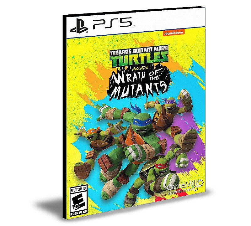 Teenage Mutant Ninja Turtles Arcade Wrath of the Mutants Ps5 Mídia ...