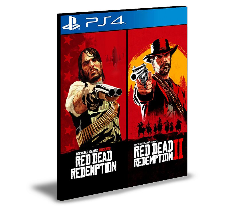 Red Dead Redemption & Red Dead Redemption 2 Bundle PS4 e PS5 Mídia ...