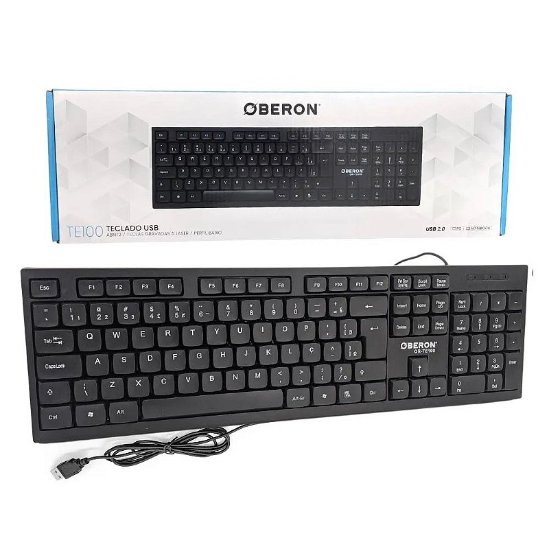 Teclado Usb Oberon - OR-TE100 - Tecnofy Acessórios