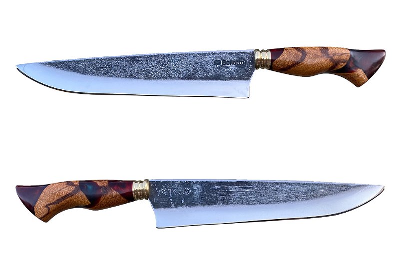 Faca Classic 8" - Texturizada - Rossa - Cutelaria Bellotto