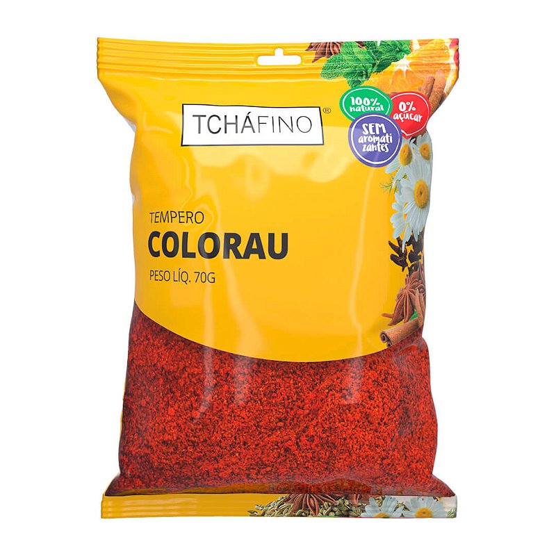 Tempero Colorau - Granel 70g - TCHÁFINO