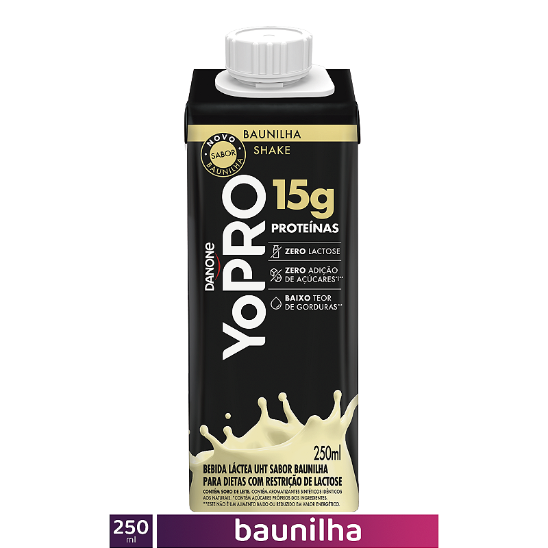 YoPRO Shake UHT 250ml 15g Proteínas Baunilha - Frete grátis + descontos ...