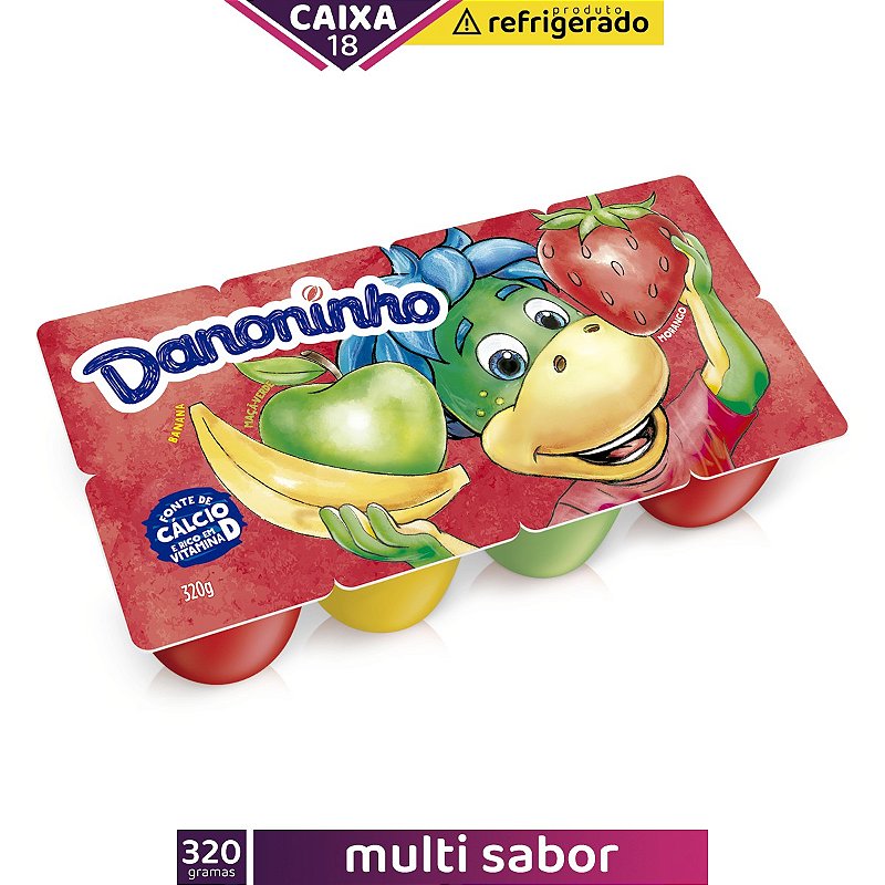 18 Danoninho Petit Suisse 320g X8 Multi Sabor (CAIXA) - Frete grátis ...