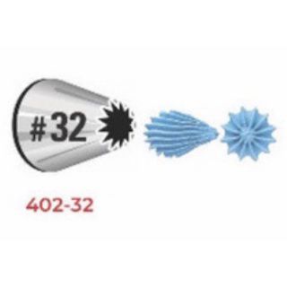 Bico Wilton 32- Pitanga Aberta 402-32 (Wilton) - Chocobraz Embalagens