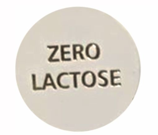 100 Etiquetas Zero Lactose Cód. 1048 (Ms) - Chocobraz Embalagens