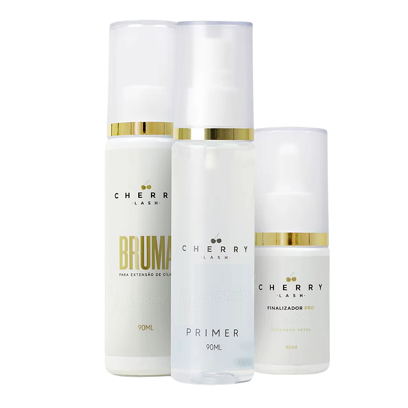 Kit Retenção Cherry - Primer, Bruma e Finalizador - LariShop - A sua ...