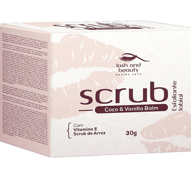 SCRUB ESFOLIANTE LABIAL LABIAL LASH BRASIL 30g - LOJA ROSA