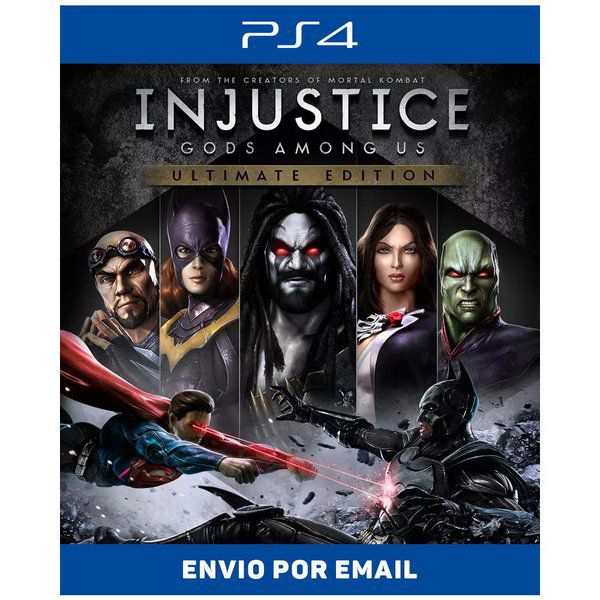 injustice gods among us ultimate edition Ps4 PS5 Midia Digital Alice Games