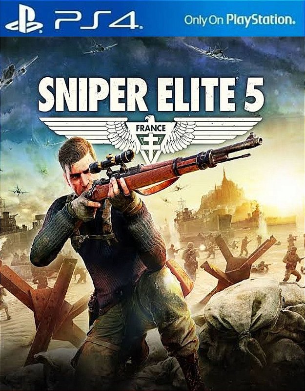 Sniper Elite 5 PS4 I Midia Digital - Alice Games