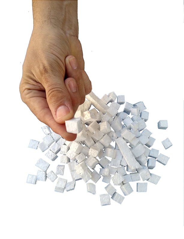 Cubos Isopor 200 Litros Para Enchimento Caixa e Embalagem - Isovale