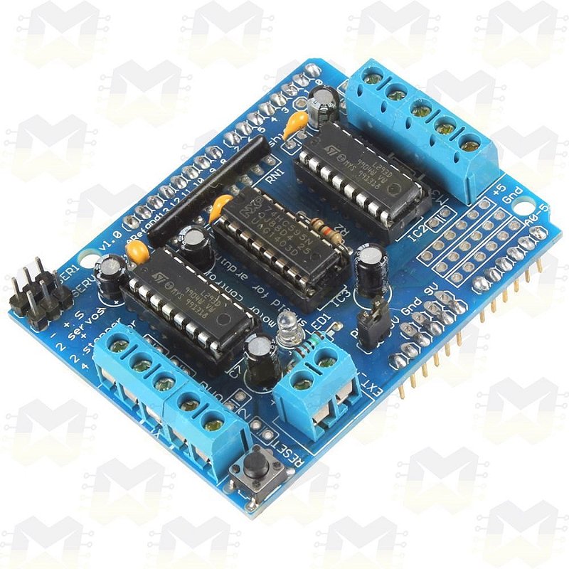 Motor Shield Ponte H L293d Driver Motor Masterwalker Shop Componentes Eletrônicos Módulos 