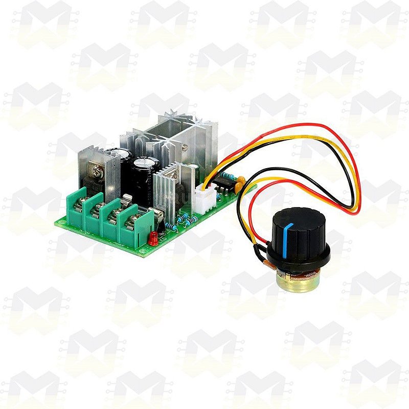 Controlador Pwm 20a 10v A 60v Para Velocidade De Motor Dc