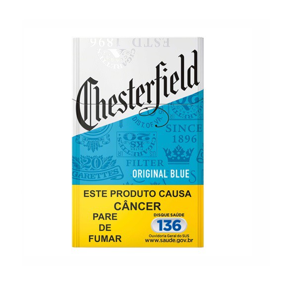 Cigarro Chesterfield Original Blue - Box - Shisha Tabacaria