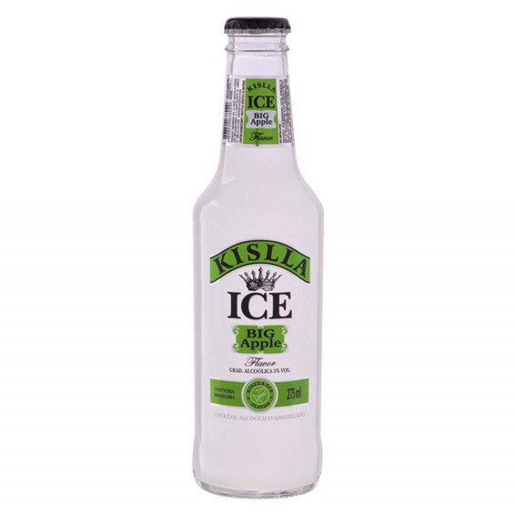 Vodka Kislla Ice Big Apple Long Neck 275ml - Shisha Tabacaria