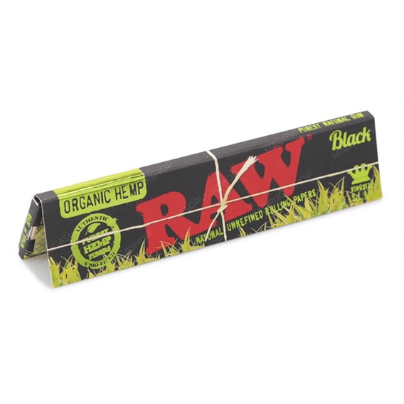 Seda RAW Organic Hemp Black King Size Slim (Un.) - Shisha Tabacaria