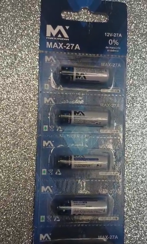 bateria alcalina 12V 27 A Max - Kepel Suprimentos