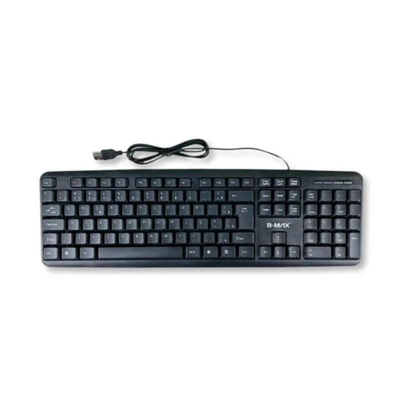 Teclado USB Preto ABNT2 BM-T02 B-Max - Kepel Suprimentos