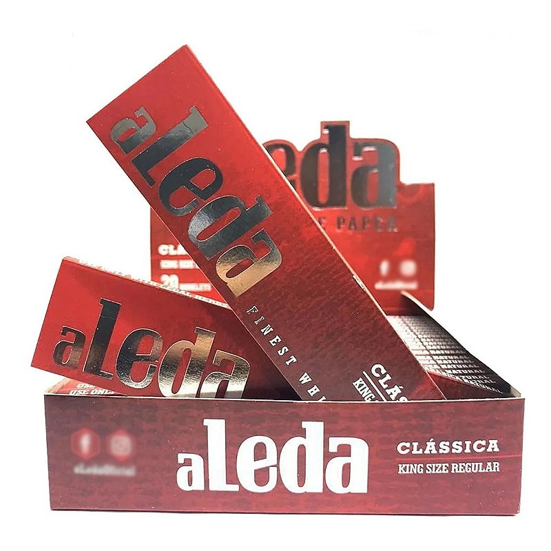 Seda Aleda Vermelha Tradicional Folha Branca - MNunes Distribuição