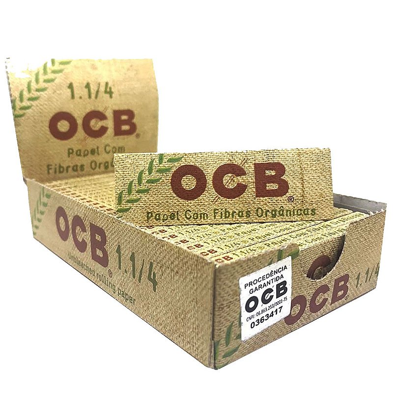 Seda Pequena Ocb Orgânica Mini Size Natural - MNunes Distribuição