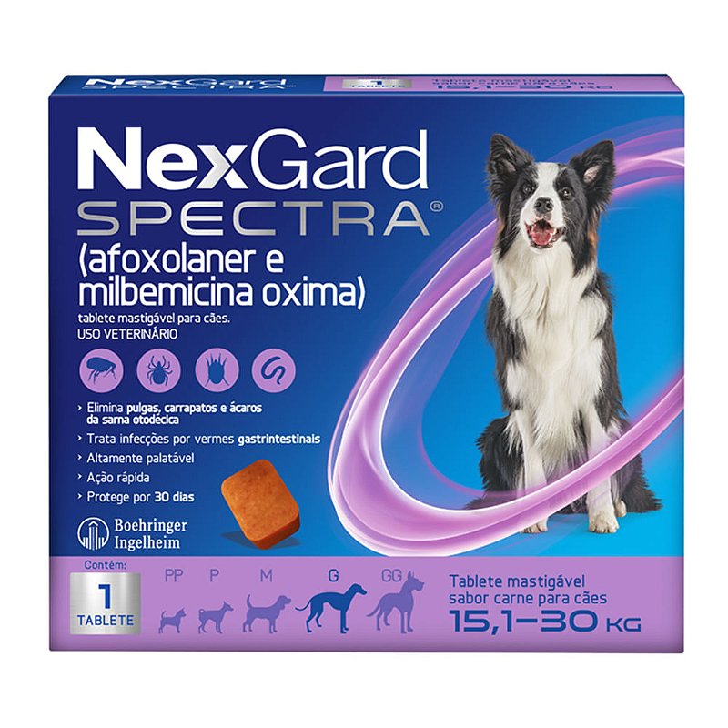 NEXGARD SPECTRA 4,0MG (15,1 A 30KG) - Empire Pet