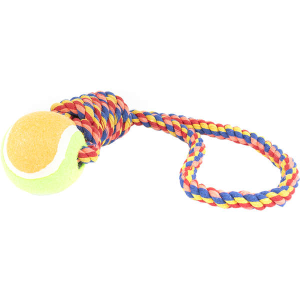 Brinquedo Dog Bola Tenis Com Puxador 38Cm - Empire Pet