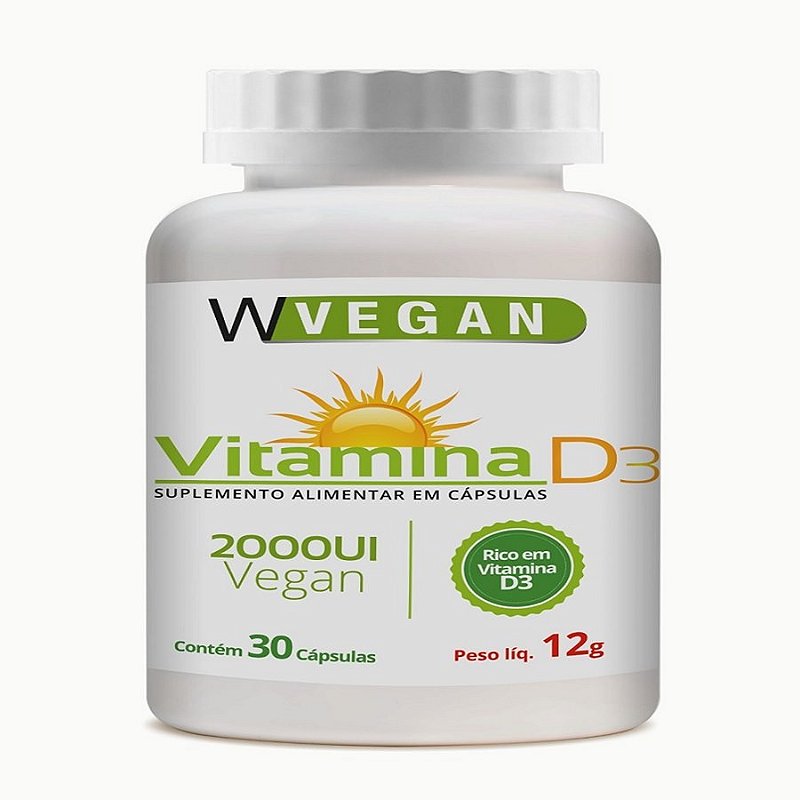 Vitamina D3 2000 UI 30 capsulas - Naturessence - Beleza & Saúde