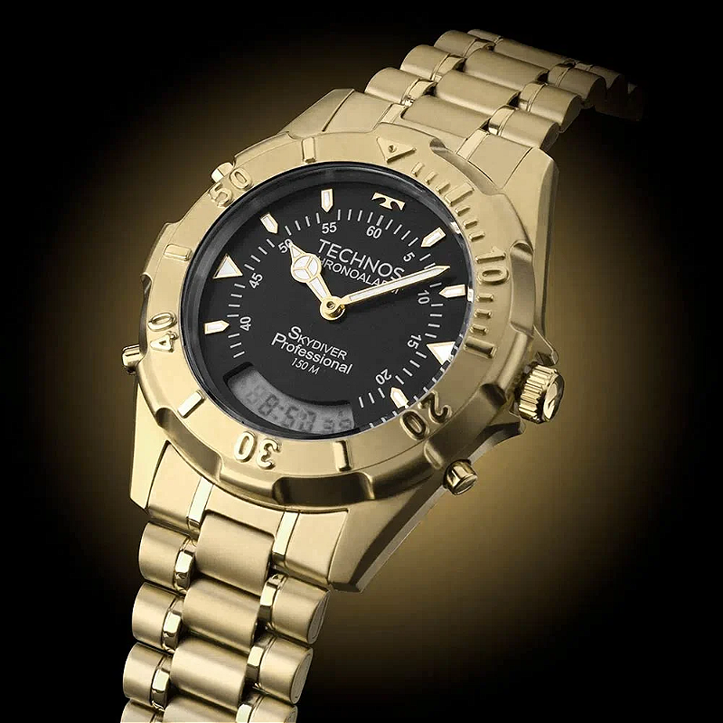 RELÓGIO TECHNOS T20557S/45P - Sigma