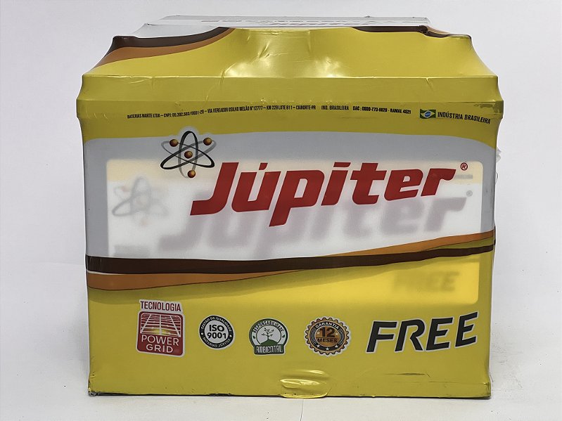 Bateria Júpiter 50 Amperes para Carro - JJF50HD - RS3 Baterias ...