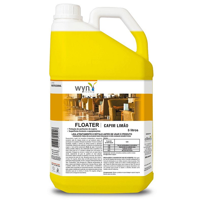 ELFEN FLOATER CAPIM LIMAO FLOTADOR UNIVERSAL GL 5L - Ideal Limp ...