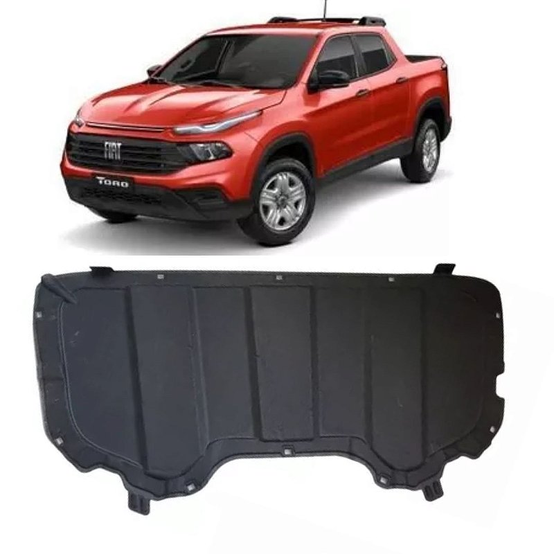 Isolante Térmico Capô Fiat Toro 2016 2021 Original 51979577 + Presilhas ...