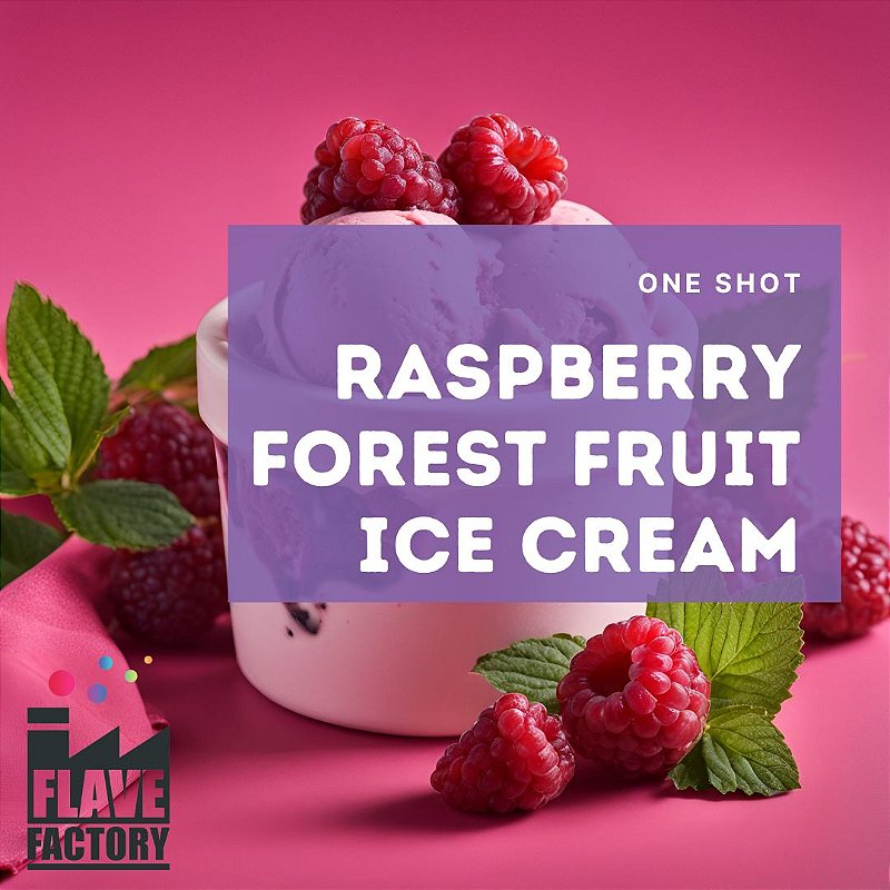 One shot - Raspberry Forest Fruit Ice Cream - Flave Factory - As ...