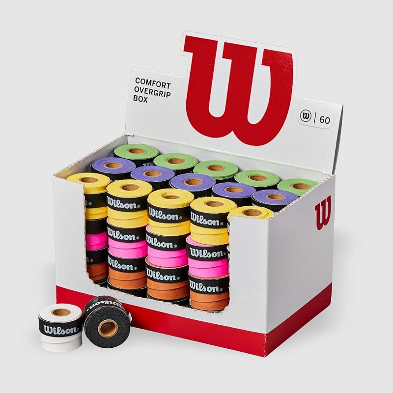 Overgrip Wilson Ultra Wrap Box Colors Comfort Box – Caixa com 60 ...