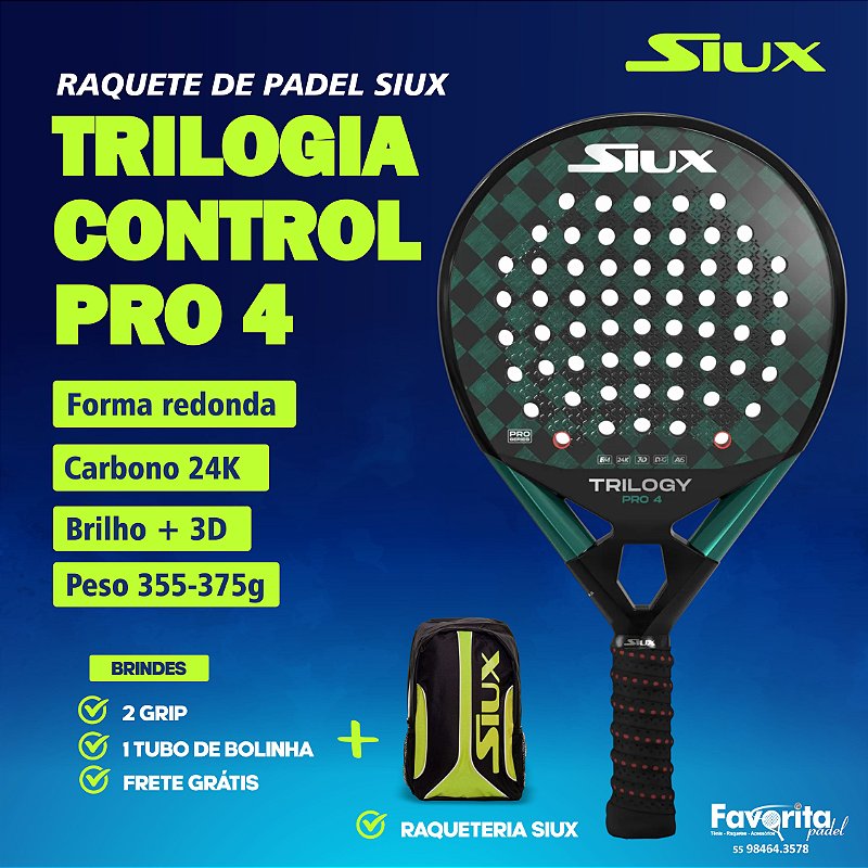 Raquete de Padel Siux Trilogia Control Pro 4 - Favorita Padel