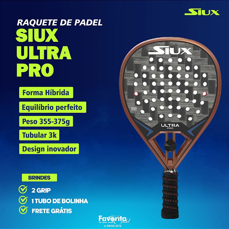 Raquete de Padel Siux ULTRA PRO - Favorita Padel