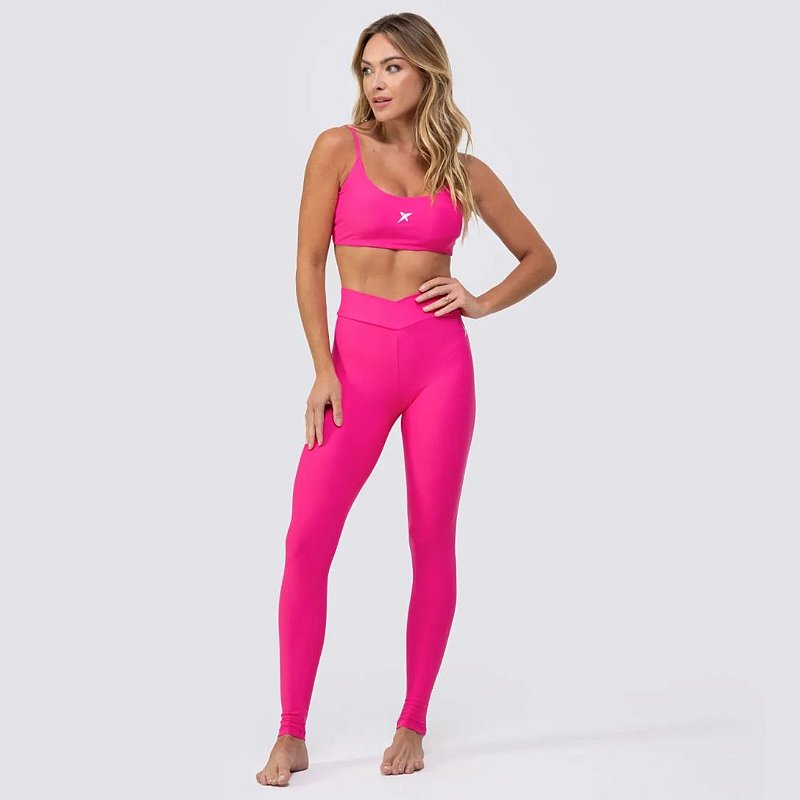 Legging DROP SHOT BASIC Rosa Neon - Favorita Padel