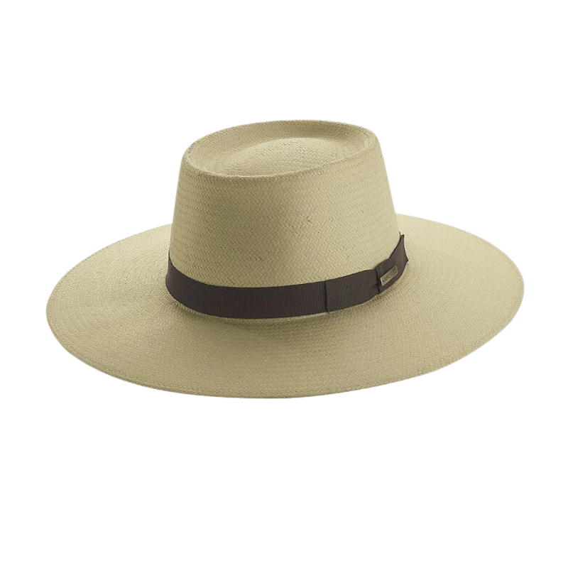 Chapéu Regional Laçador de Palha Shantung Aba 9 - Rancho Gaúcho